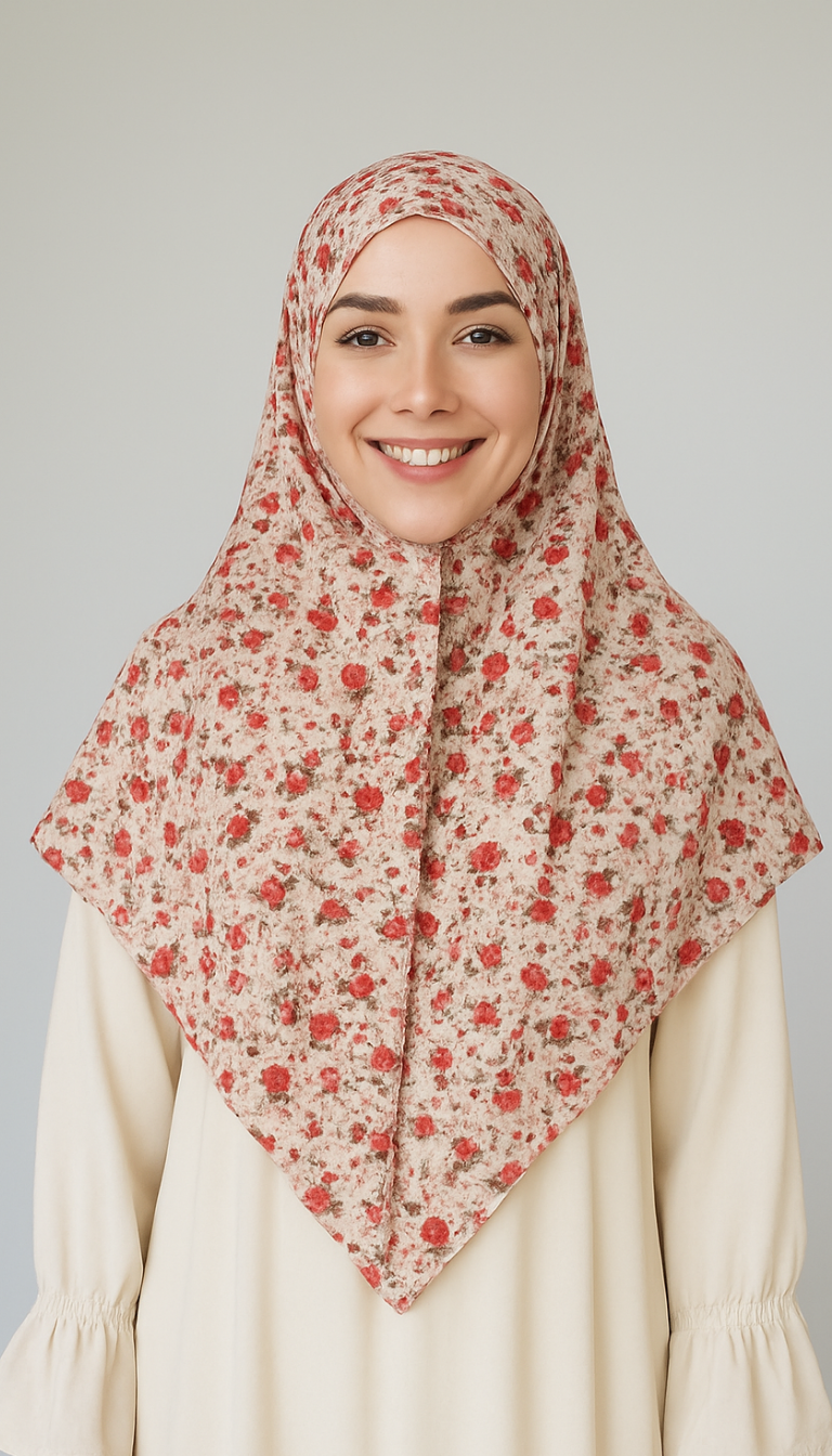 WARD – Square Chiffon Scarf 115x115 cm – Al-Doha
